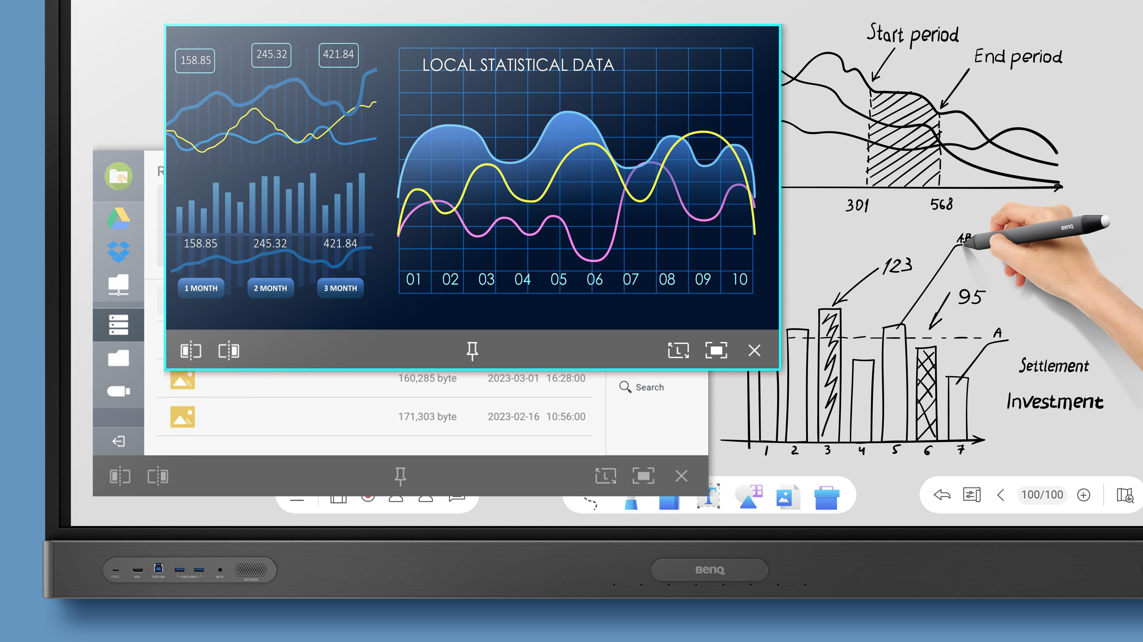 RP8603 4K UHD 86인치 전자칠판(IFP)｜BenQ Korea